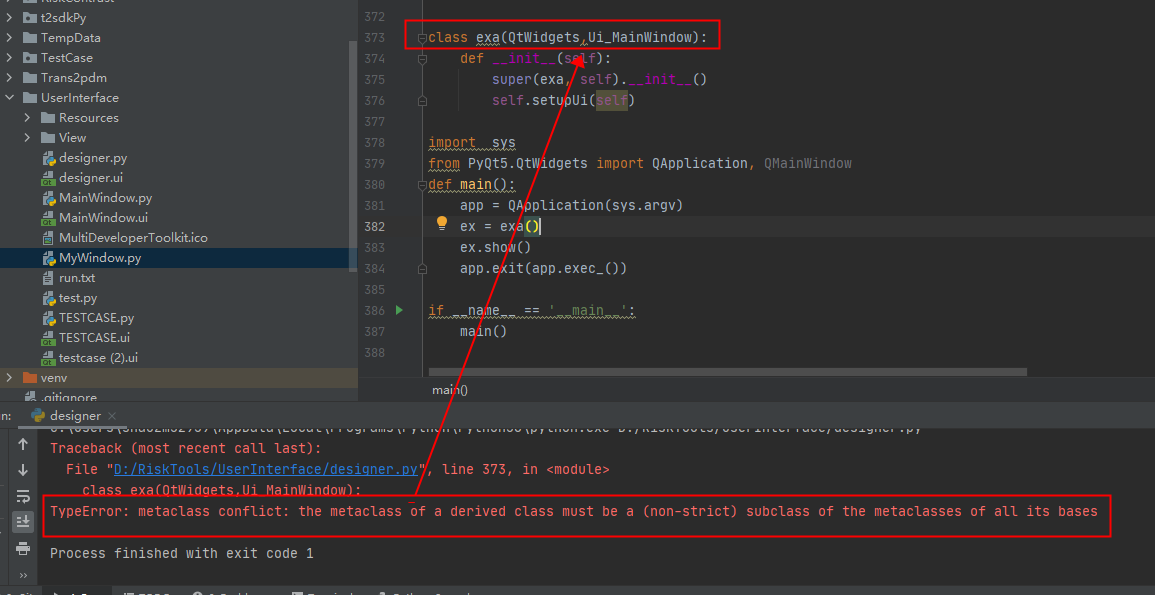 TypeError: metaclass conflict: the metaclass of a derived class must be ...