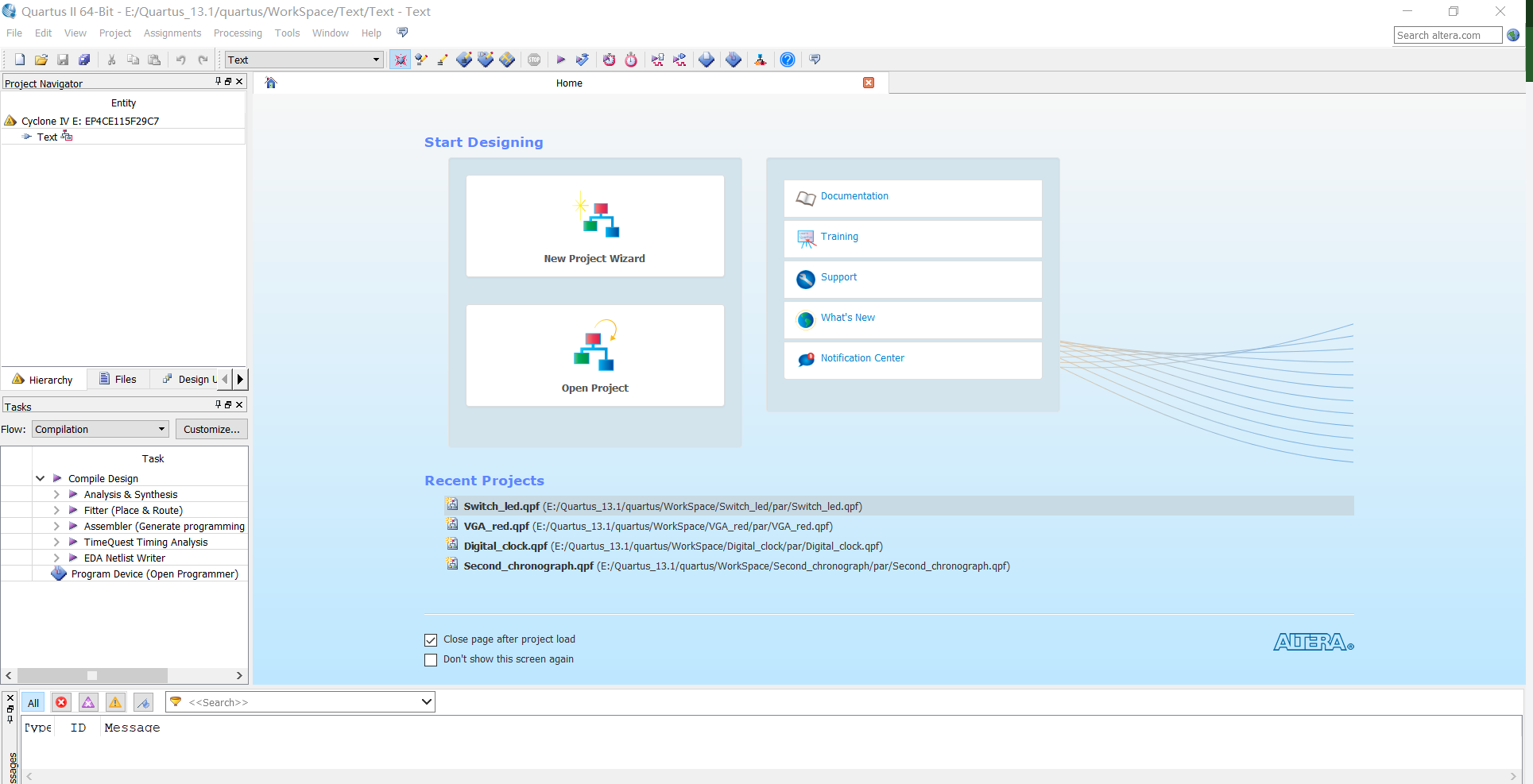 quartus13.1软件使用_quartus中新project中family如何选-CSDN博客