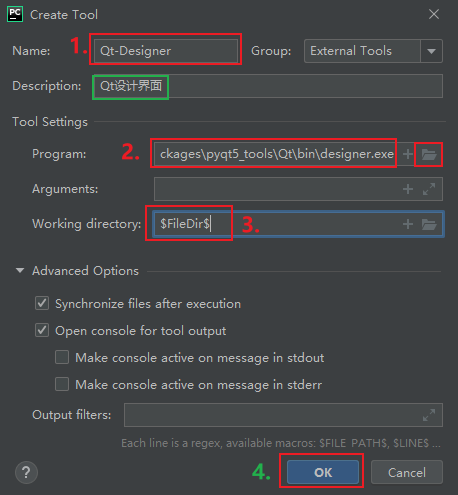 PyCharm安装PyQt5及其工具（Qt Designer、PyUIC、PyRcc）详细教程-CSDN博客