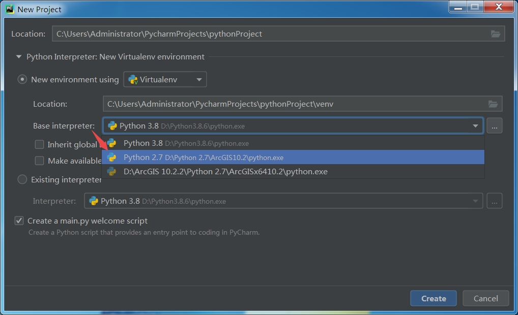 ArcGIS 10.2.2自带Python 2.7.5 安装pip，并配置gdal和arcpy教程_arcgis10.2.2-CSDN博客