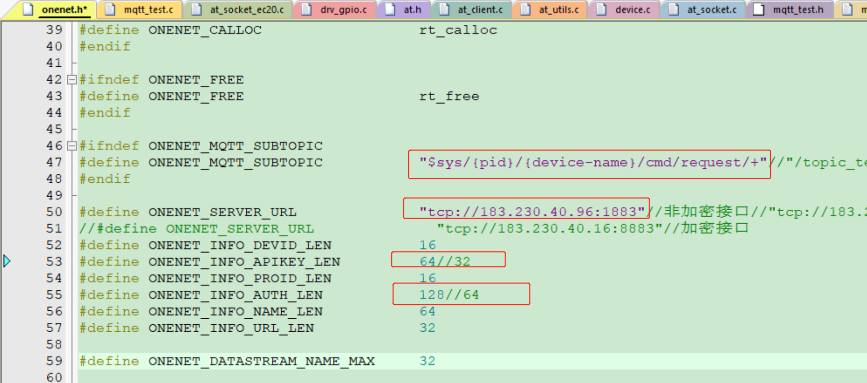 EC20 和 Air724 4G模组连接OneNet平台笔记_air724 cjson-CSDN博客