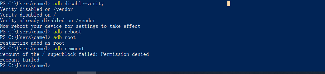 【Android tools】 android9 mtk adb disable-verity 然后remount不成功-CSDN博客