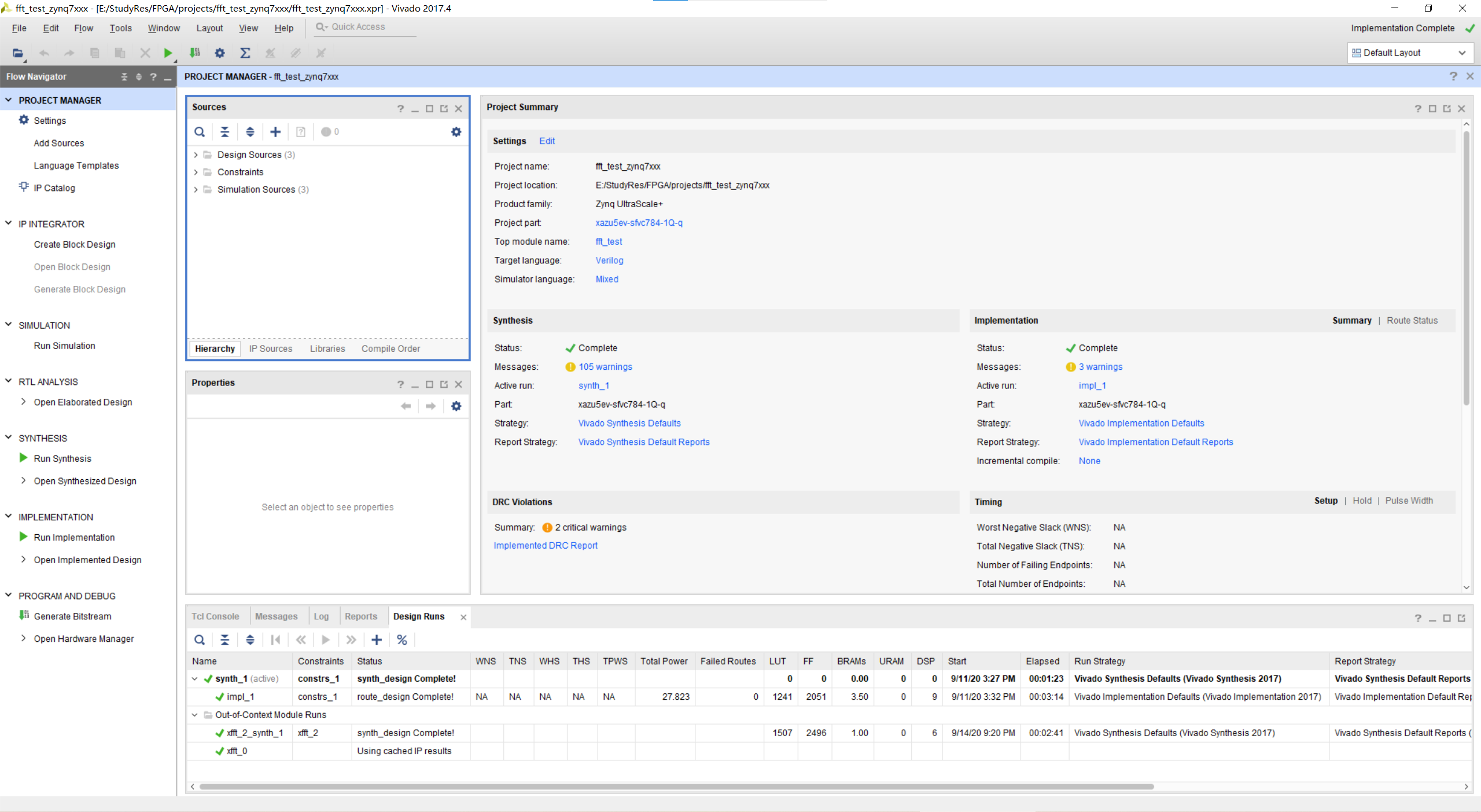 实例化FFT（vivado） 以及matlab和fpga的fft结果对比_matlab和vivado fft结果不一样-CSDN博客