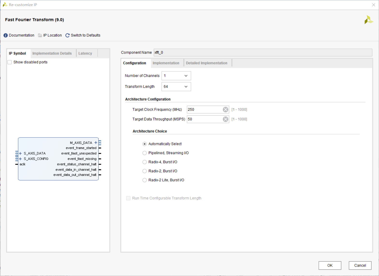 实例化FFT（vivado） 以及matlab和fpga的fft结果对比_matlab和vivado fft结果不一样-CSDN博客