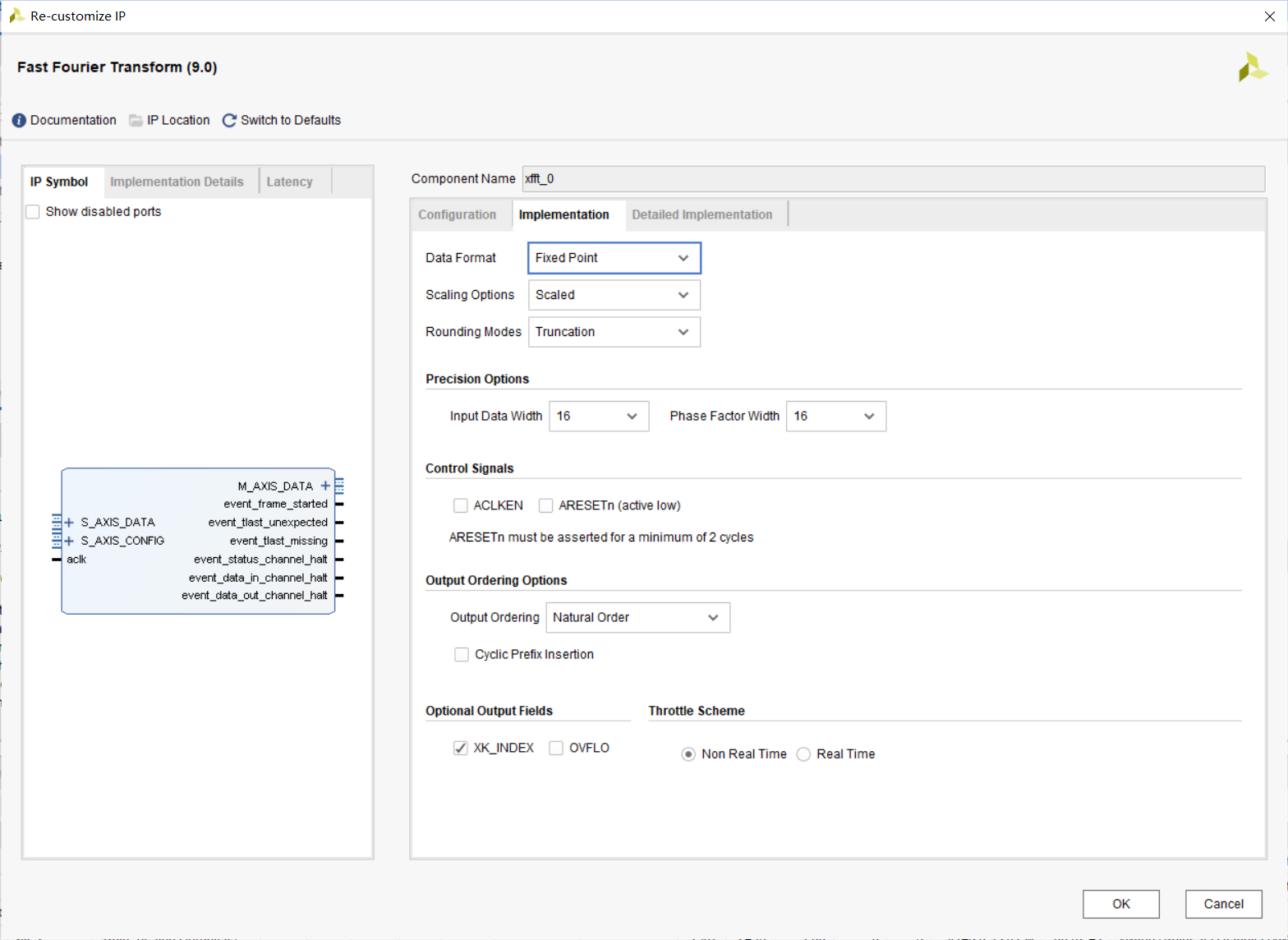 实例化FFT（vivado） 以及matlab和fpga的fft结果对比_matlab和vivado fft结果不一样-CSDN博客
