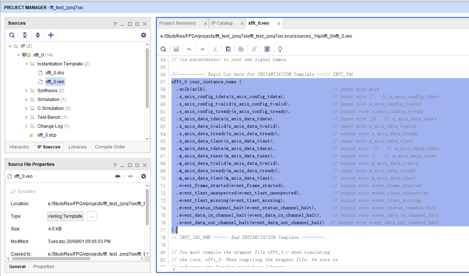 实例化FFT（vivado） 以及matlab和fpga的fft结果对比_matlab和vivado fft结果不一样-CSDN博客