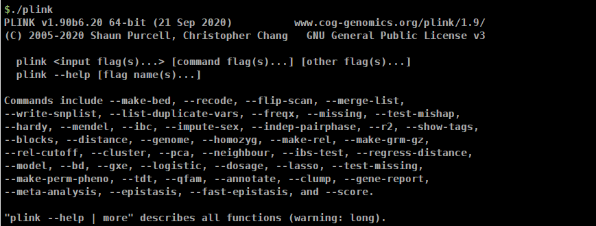 linux上安装Plink - 灰信网（软件开发博客聚合）