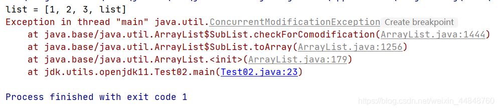Java中list集合的sublist方法listsublist Csdn博客