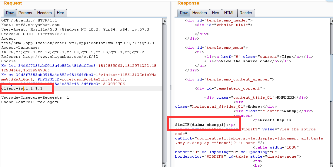 CTF-Web27（涉及请求头伪造--基础）_ctf常用伪造ip-CSDN博客