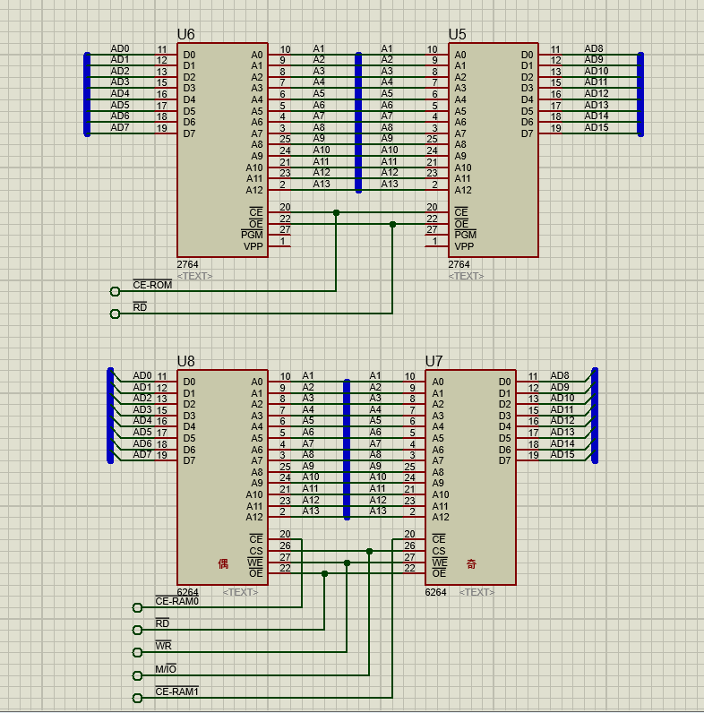 【微机原理作业】8086存储器读写实验_实验八 8086 与存储器实验-CSDN博客