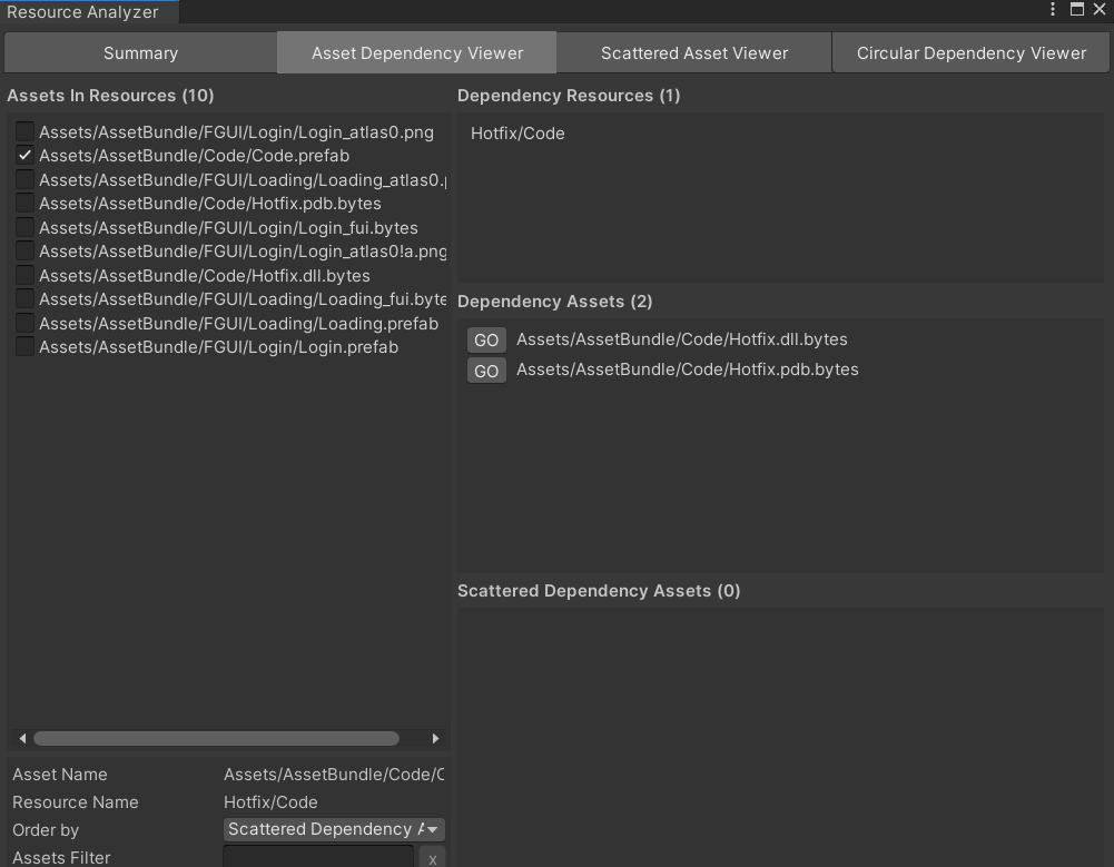 2、资源编辑器篇 -- 资源分析器(ResourceAnalyzer) 读取 资源依赖信息 基于GF (EllanJiang / GameFramework)-CSDN博客