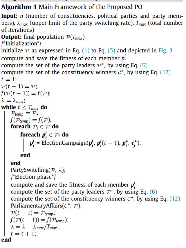 matlab源码——政治优化算法（Political Optimizer，PO）_po 算法-CSDN博客