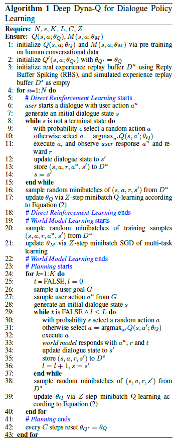 Deep Dyna-Q 阅读笔记_ddq算法-CSDN博客