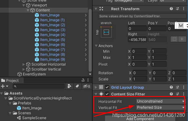 Unity Ugui 效果 之 Scrollview 轻松实现滚动(内容多少大小可以动态自动调整)预览效果unity Scroll View滑动区域大小 Csdn博客
