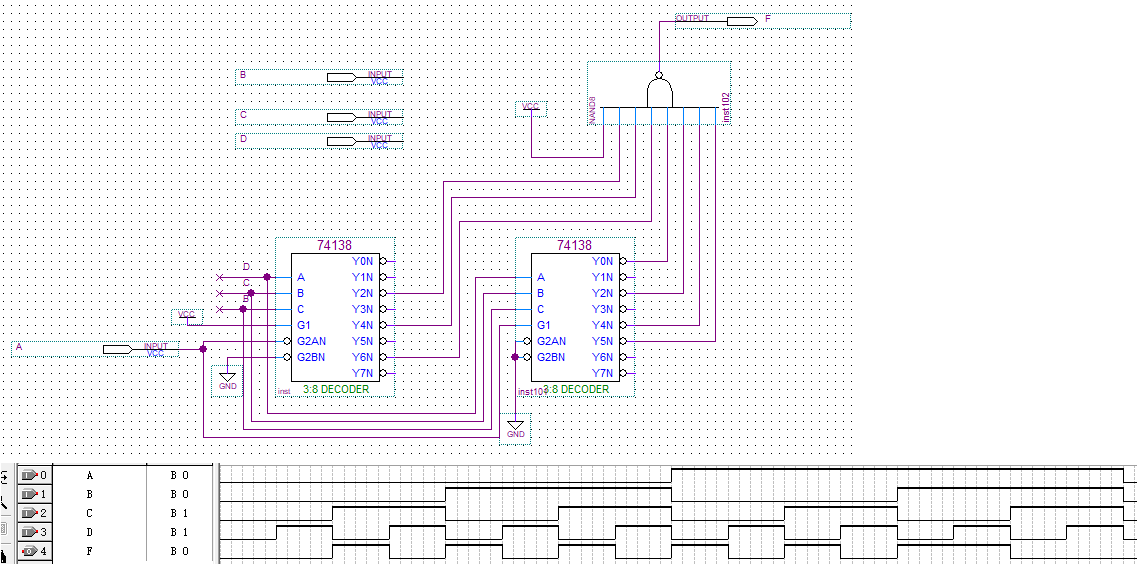 quartus仿真11：74138译码_quartus 74138-CSDN博客