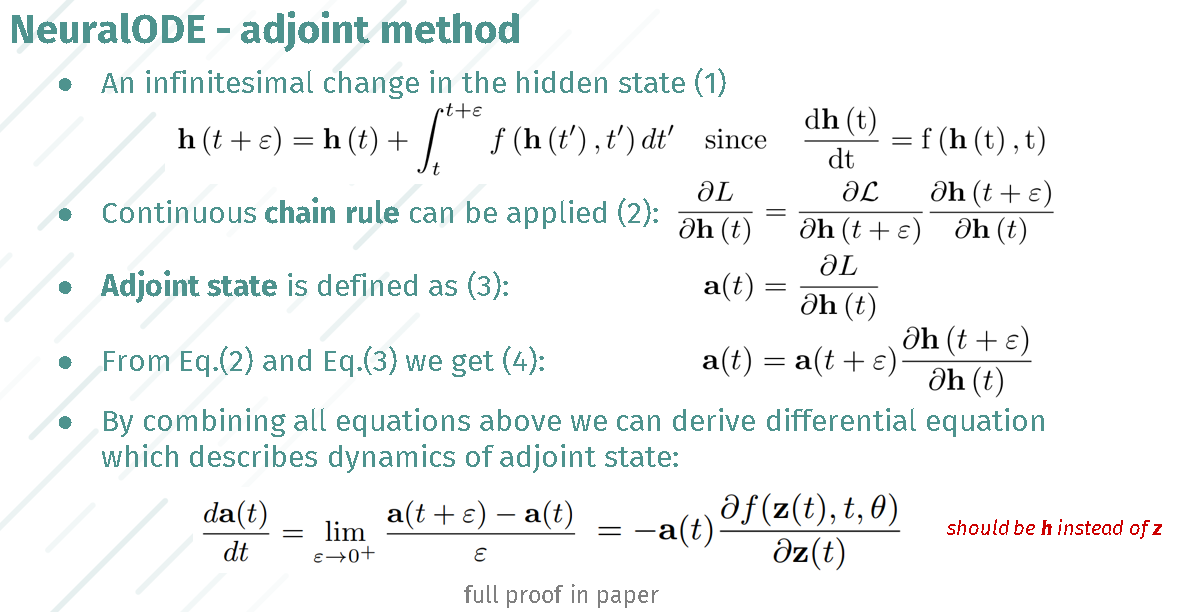 对于Neural ODE的小研究_neutral ode-CSDN博客