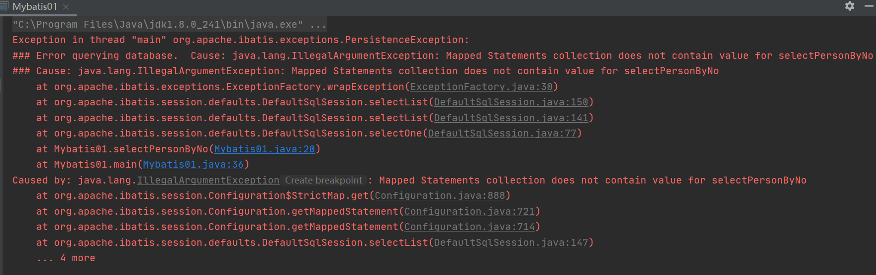 解决mapped Statements Collection Does Not Contain Value For Selectpersonbyno和改进方法 Csdn博客 