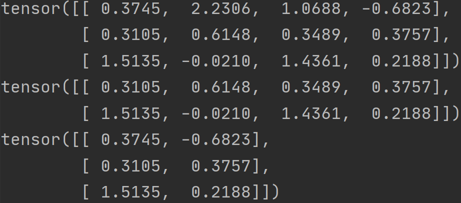 Pytorch入门之张量_runtimeerror: both arguments to matmul need to be -CSDN博客