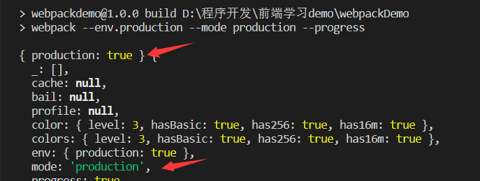 Webpack Envproduction和 Mode “ Production”有什么区别 Mode Production 