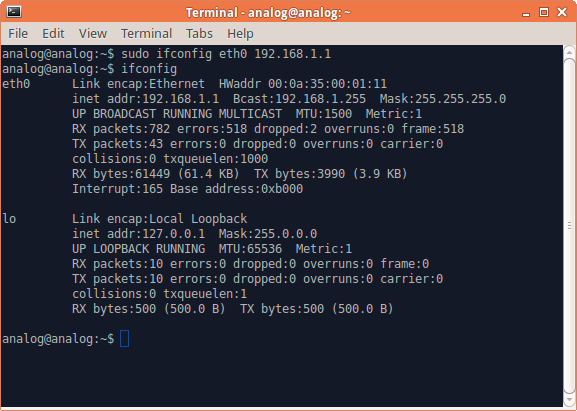 Xilinx Zynq ZC706 + AD-FMCOMMS3-EBZ 之 Linux静态IP地址设置_fmcomms2 linux-CSDN博客