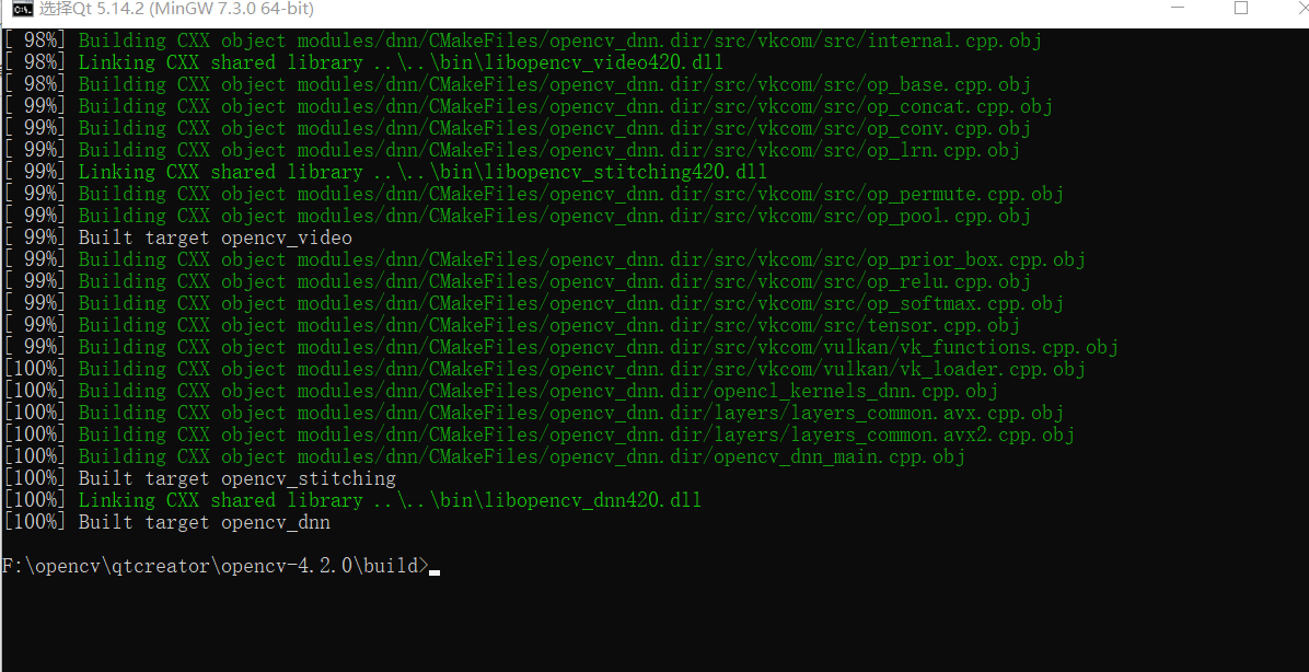 Qt5.14 OpenCv4.2.0 mingw 编译_opencv4.2 mingw730-CSDN博客