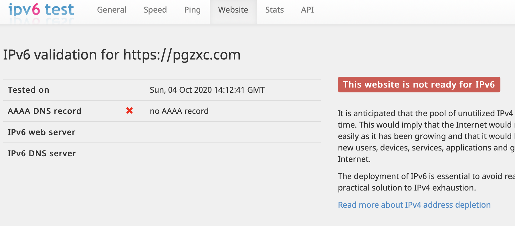 检测网址和接口是否支持IPV6_网站是否支持ipv6-CSDN博客