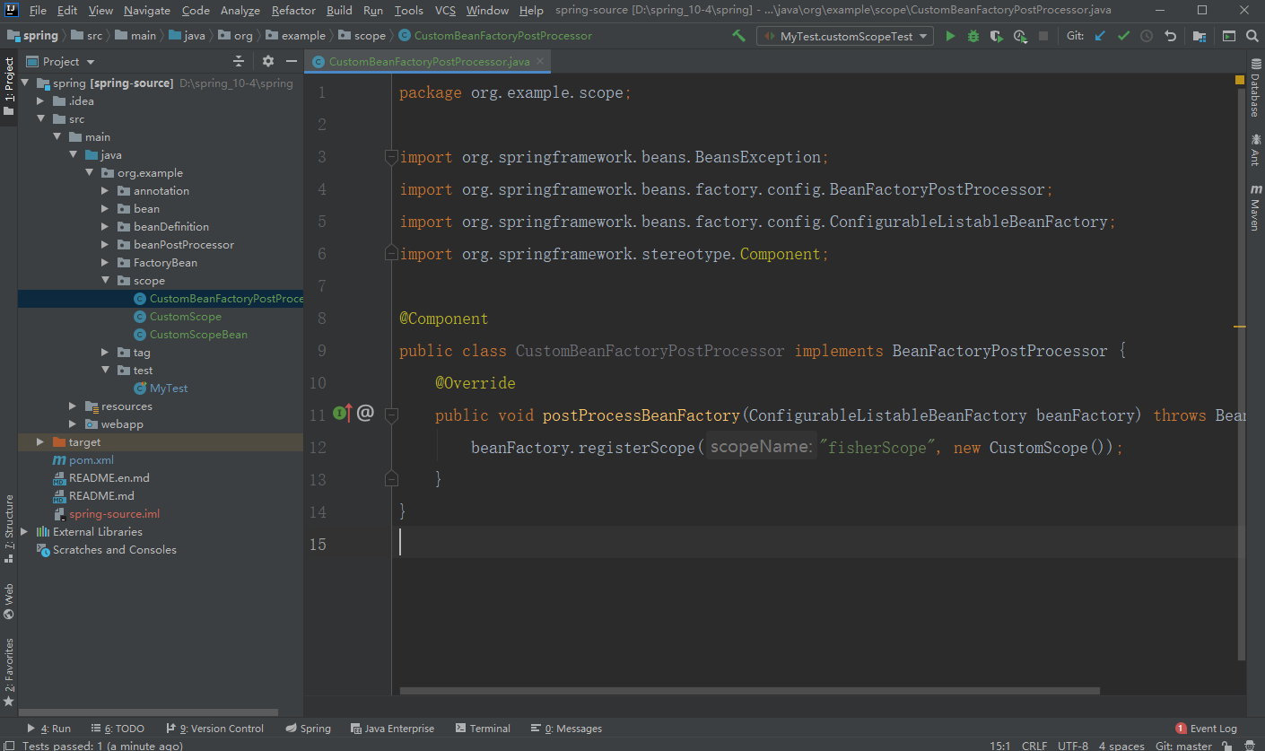 Spring 自定义Scope_no scope registered for scope name 'refresh-CSDN博客