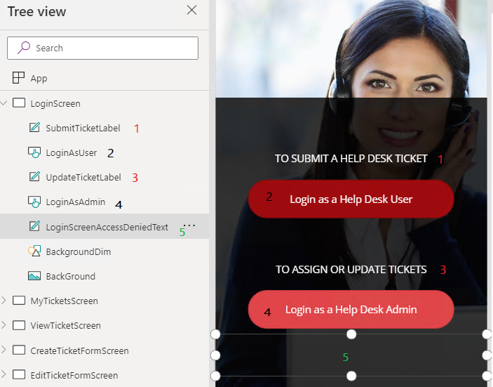 拆解一个Power Apps模板应用 - 2 -总体构成及第一个屏幕解析_power apps set visible-CSDN博客