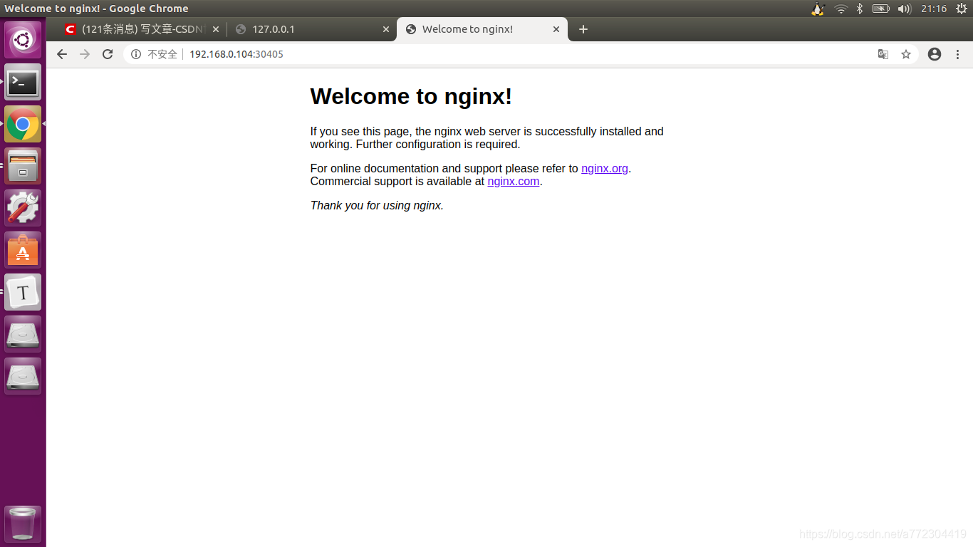 K8s使用kubectl命令部署nginx并以nodeport方式暴露端口 Kubectl Create Svc Nodeport Nginx