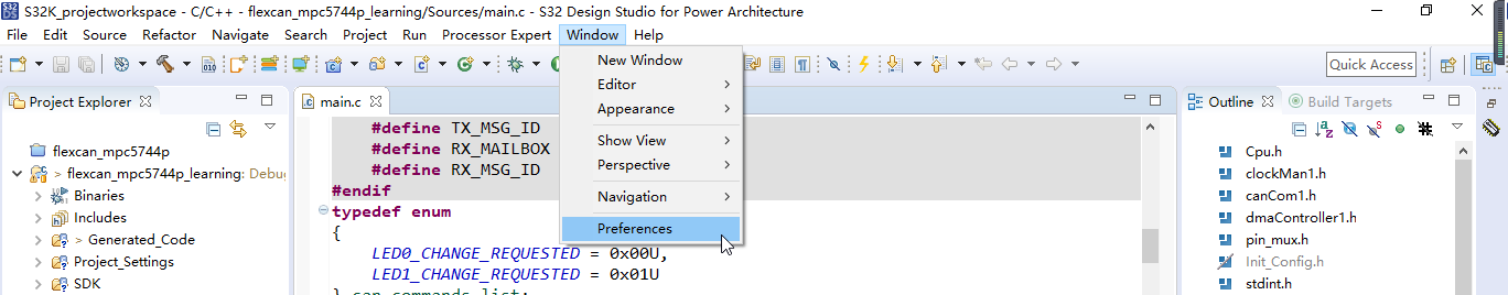 NXP官方IDE S32 Design Studio代码字体大小修改_s32ds设置字体大小-CSDN博客