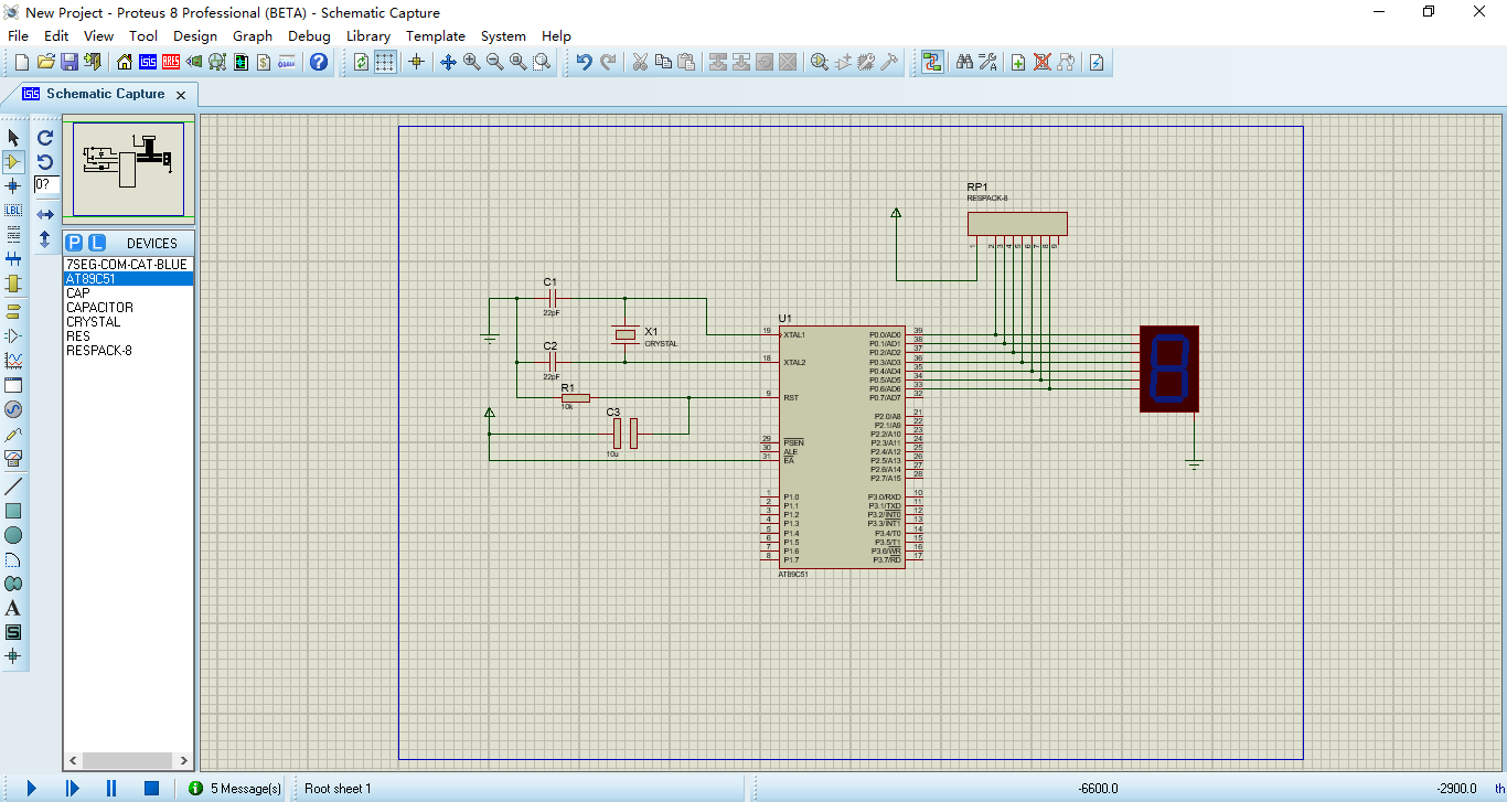 stm32的简单程序的编译（LED闪烁）及熟悉proteus电路仿真软件_stm简单led-CSDN博客