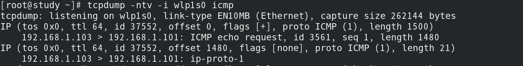 tcpdump的使用，及tcpdump抓不到自己服务器的包（帧）——记录篇_tcpdump icmp 抓不到ping包-CSDN博客