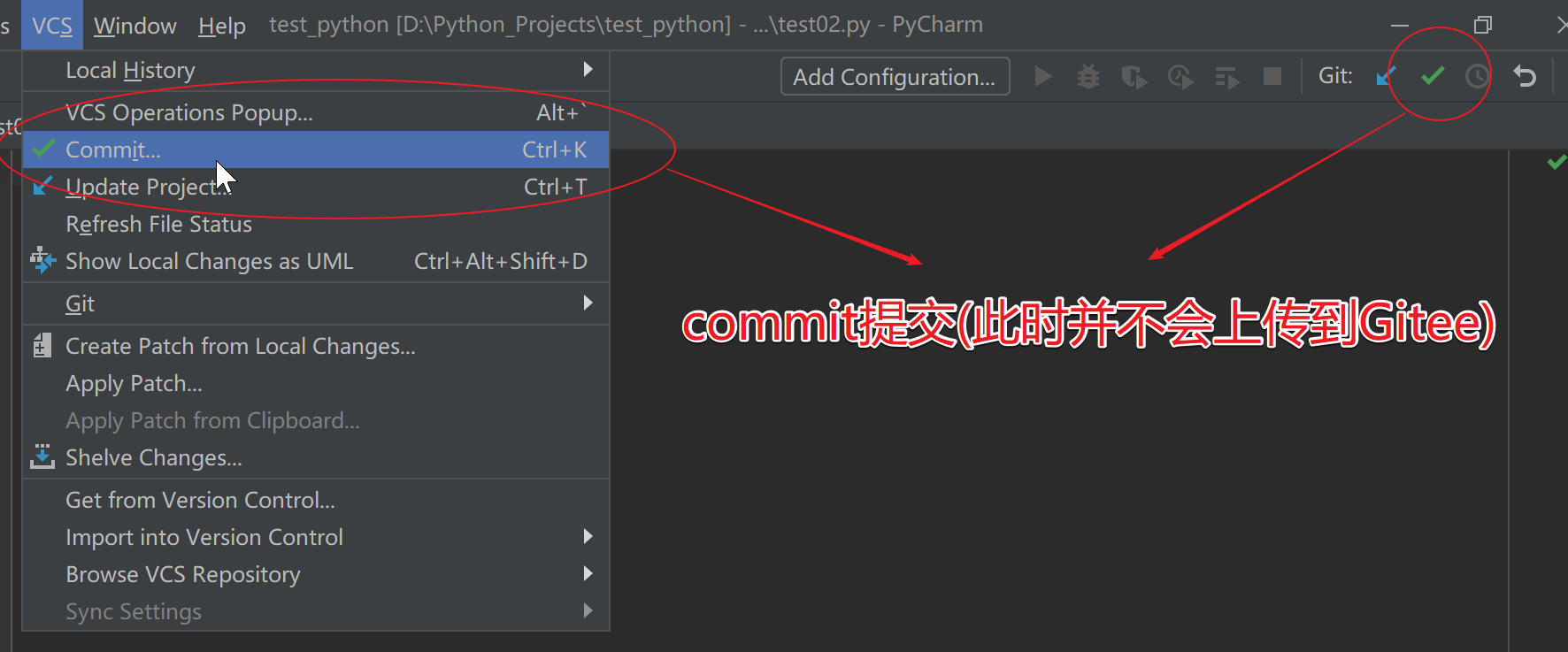 Pycharm项目上传至Gitee/Github详细步骤_pycharm推送项目到gitee新仓库-CSDN博客