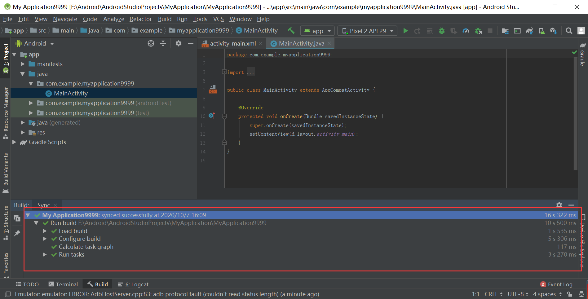 Android Studio has been stuck in MyApplication: syncing (solution) - Programmer Sought