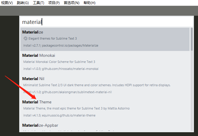 Sublime Text 3 —— 只推荐的一个主题 Material 和字体 Fira Code_sublime text自定义主题-CSDN博客