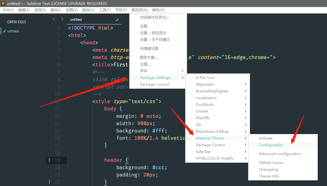 Sublime Text 3 —— 只推荐的一个主题 Material 和字体 Fira Code_sublime text自定义主题-CSDN博客