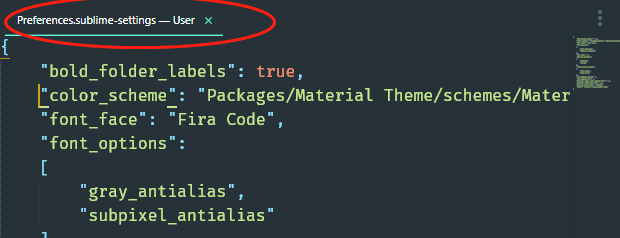 Sublime Text 3 —— 只推荐的一个主题 Material 和字体 Fira Code_sublime text自定义主题-CSDN博客