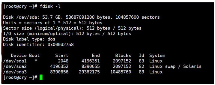 Linux磁盘管理（分区＋格式化）_根据相关知识,将系统 sda 磁盘分区,分区名为sda3,并进行格式化为xfs格式。-CSDN博客