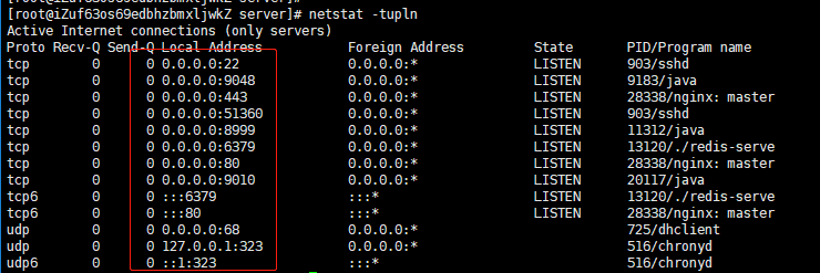 Linux 查询所有正在运行的java服务及端口及Linux 的所有端口占用_linux查询当前启动的java服务-CSDN博客