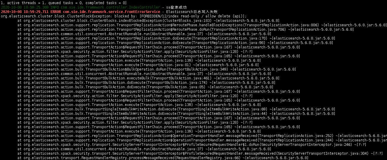 Es 问题处理 Read Onlyallow Delete Csdn博客 
