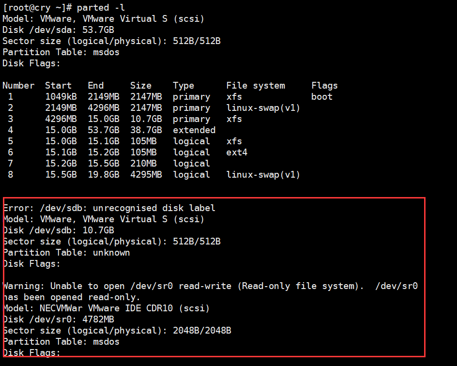 Linux磁盘管理（分区＋格式化）_根据相关知识,将系统 sda 磁盘分区,分区名为sda3,并进行格式化为xfs格式。-CSDN博客