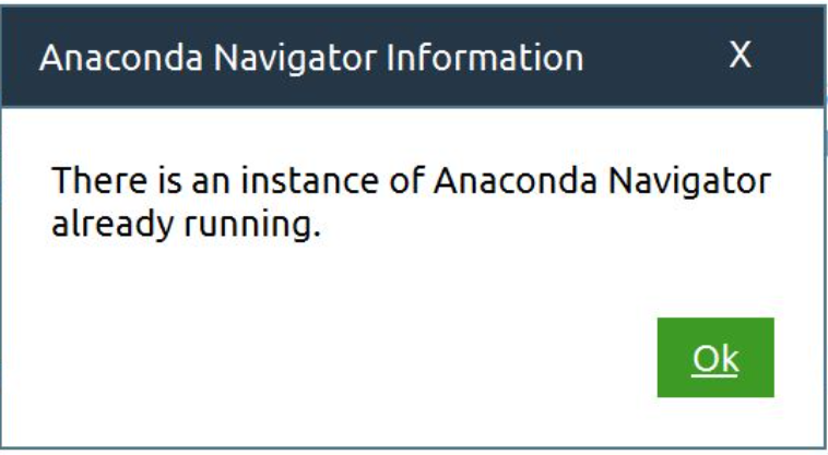 There is an instance of anaconda navigator already running error_anacnda navigator is running-CSDN博客