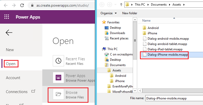 使用 Powerapps 过程中解决过的问题 - 10 - 如何打开扩展名为 msapp 的文件_如何打开msapp文件-CSDN博客