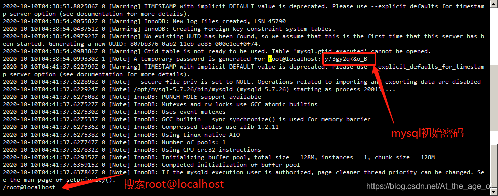 Centos7离线安装mysql5 7 26 Cemtos 7 9 安装mysql 5 7 26 Csdn博客