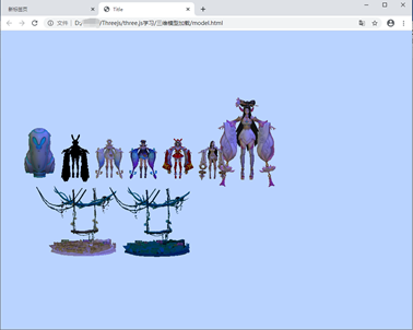 three.js加载三维模型（obj文件mtl文件）_three.mtlloader.materialcreator.loadtexture ...