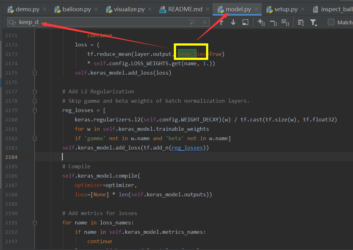 Mask R Cnn： Typeerror Reduce Mean Got An Unexpected Keyword Argument