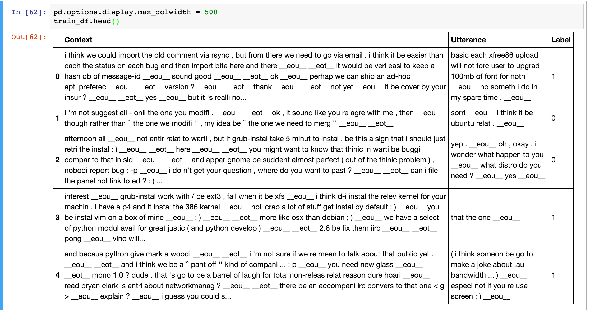 聊天机器人之Ubuntu Dialogue Corpus 聊天语料介绍-CSDN博客