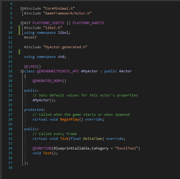 UE4 导入第三方插件libxl，实现Excel读写_ue4libxl-CSDN博客