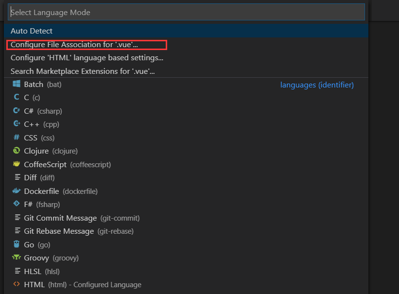 Vscode 代码没有颜色 选择语言模式vscode没有颜色 Csdn博客 